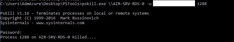 Remote Desktop Services: Stopping | Como matar o processo em um ...