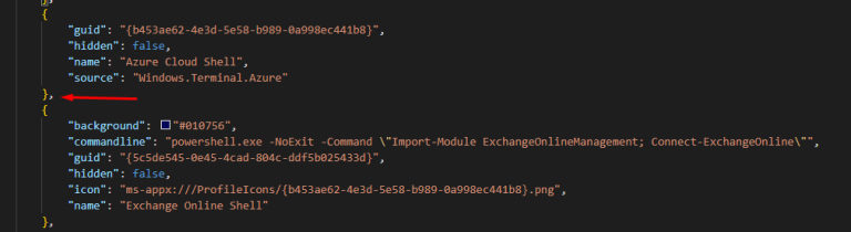 Adicionar Exchange Online Shell no Windows Terminal – Nicholas Marshall